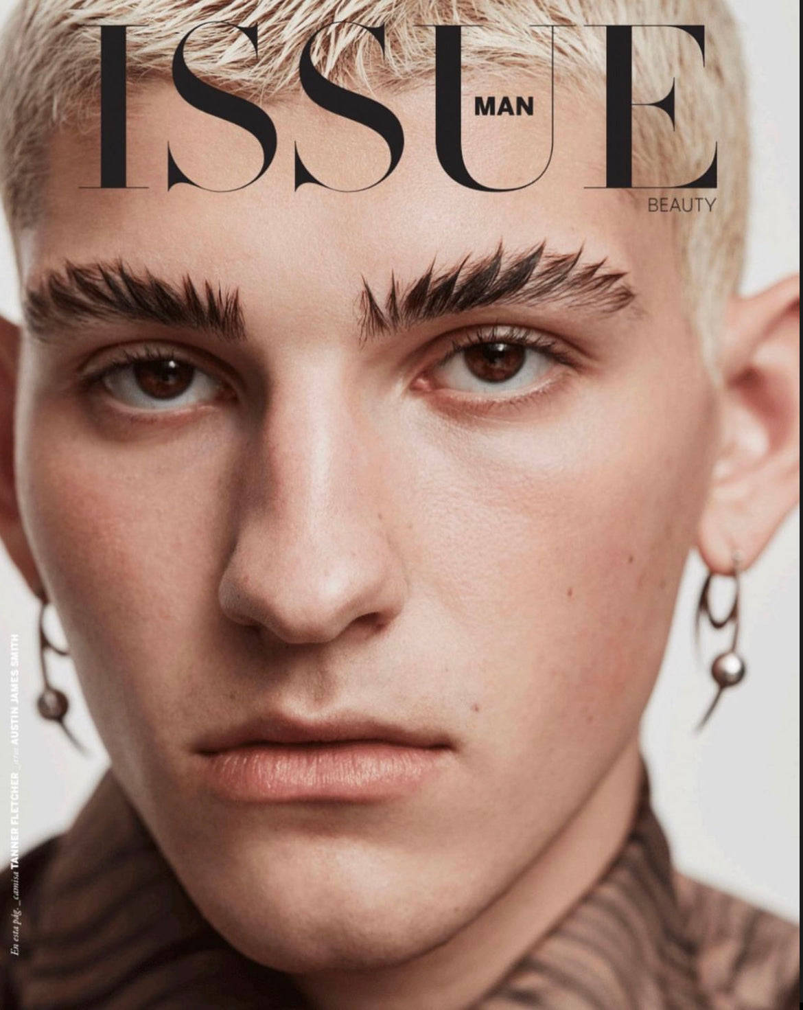 Austin James Smith Earrings Featured in ISSUE CL Man Beauty issue