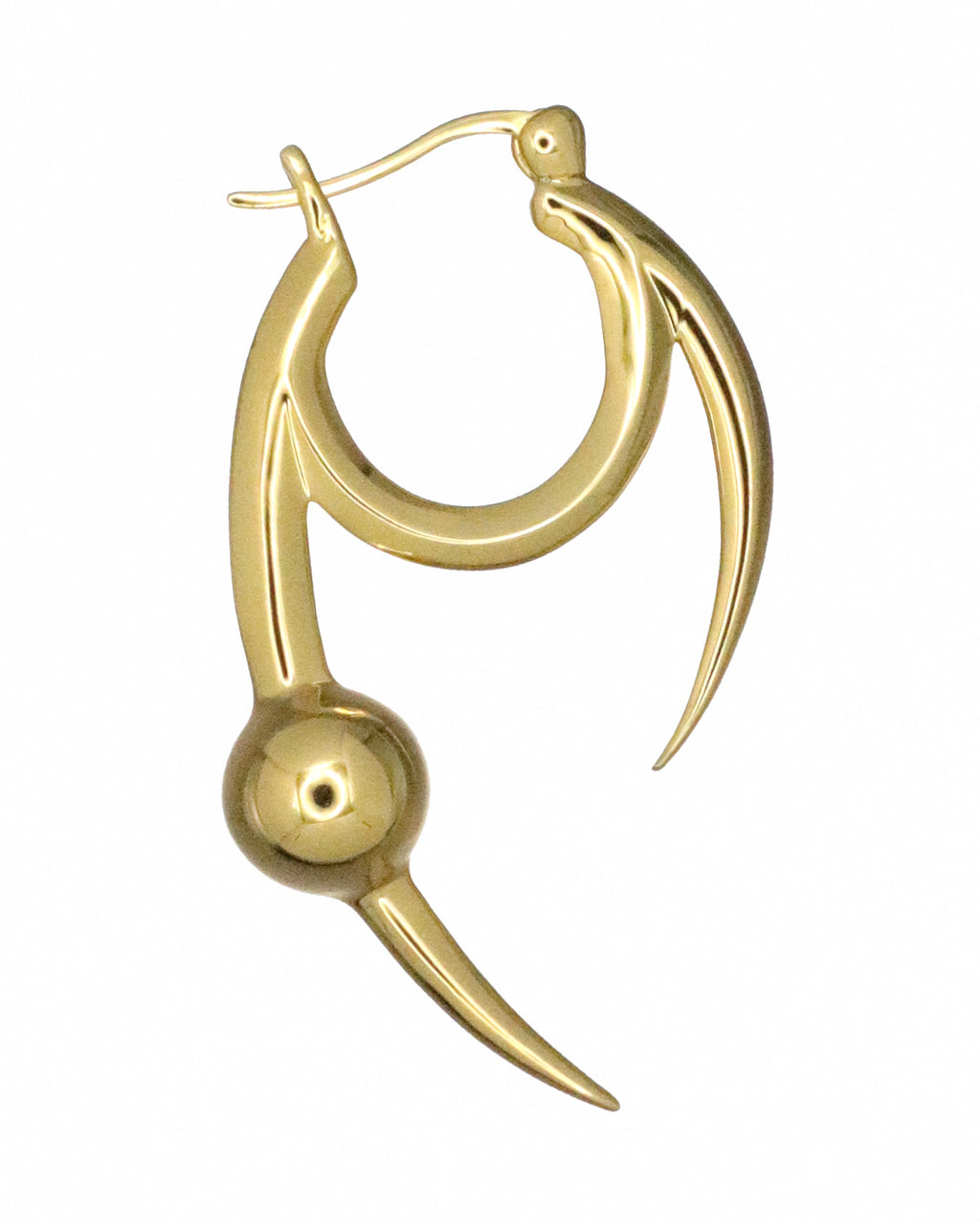 BABY CLAW EARRING ( BRASS ) – Austin James Smith