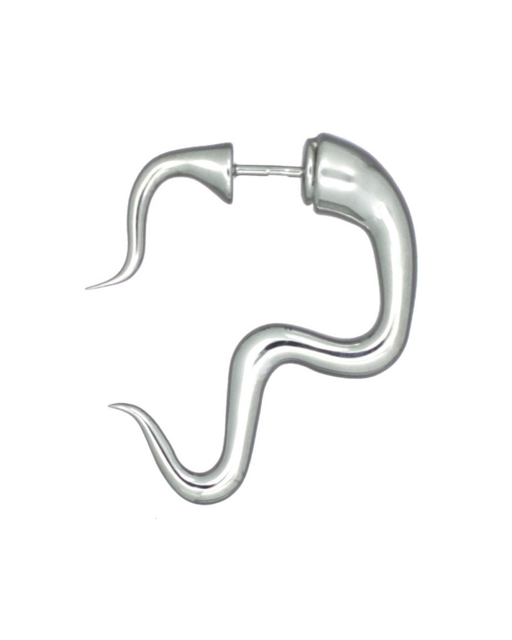 SMOOTH COIL PUSHBACK EARRING – Austin James Smith