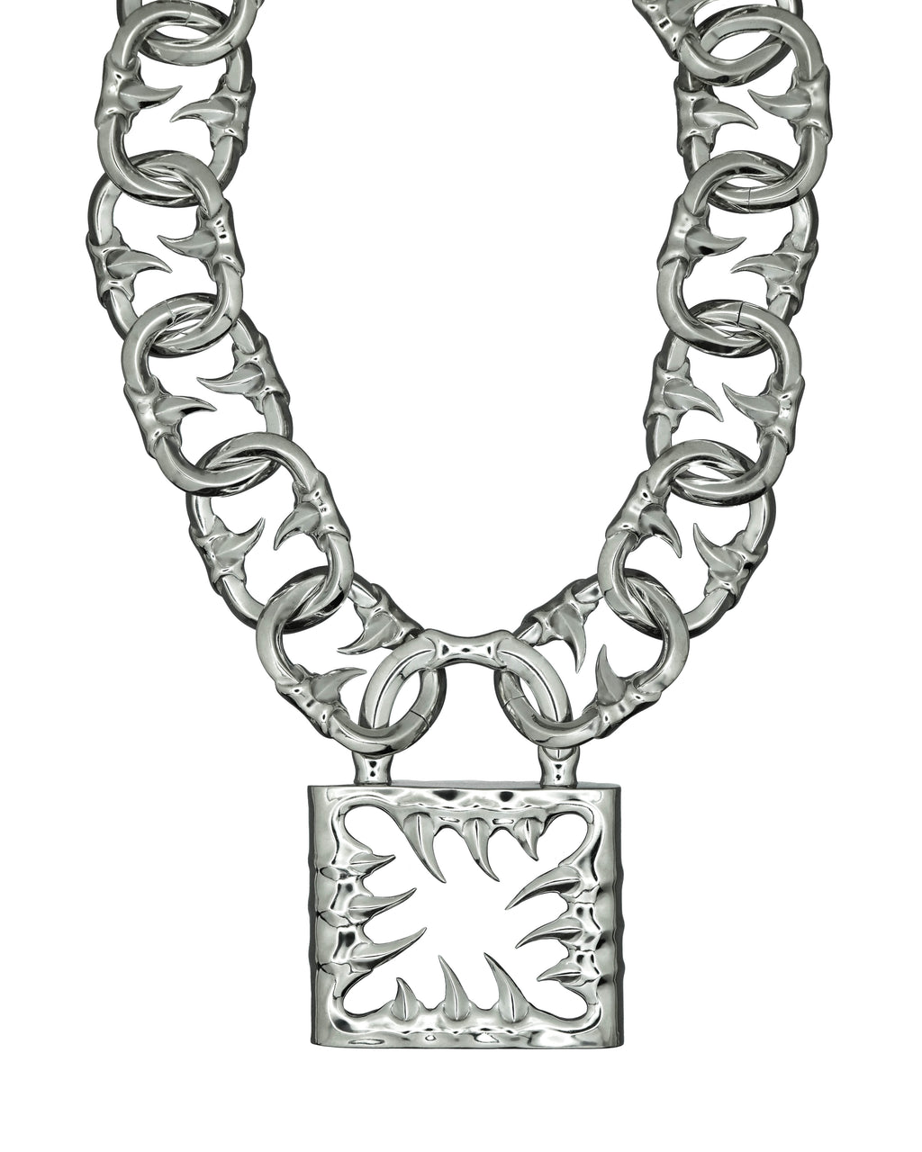 SABERTOOTH PADLOCK NECKLACE – Austin James Smith